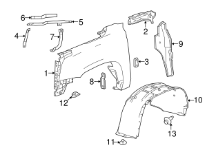 Buy Genuine GM Auto Parts - Liner (Part # 22806320) | GM Parts Store