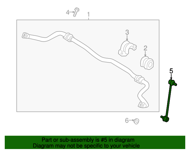 54830-1S000 - Stabilizer Link 2011-2013 Kia Sportage | Kia.Parts Store