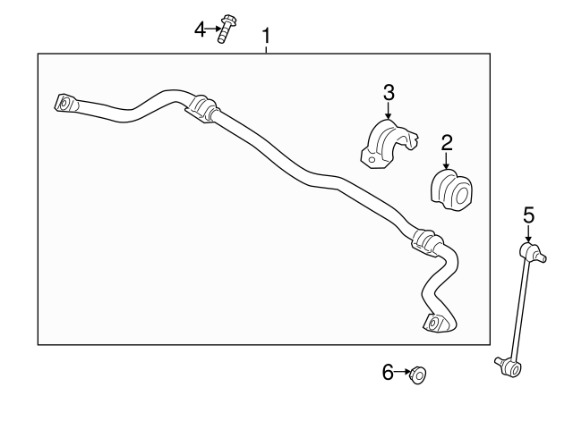54830-1S000 - Stabilizer Link 2011-2013 Kia Sportage | Kia.Parts Store