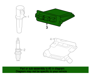 Genuine OEM Ford Part - Engine Control Module (ECM) 5L8Z-12A650-AC ...