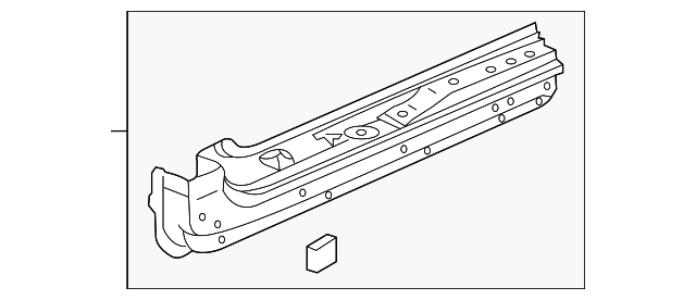 2009-2011 Honda Element Rocker Panel 04631-SCV-A11ZZ | Genuine Honda Parts