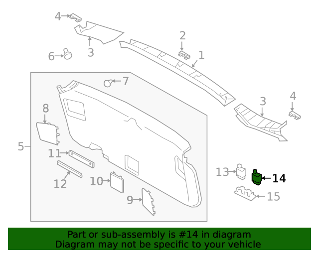2020-2022 Subaru Switch 83385XC00A | TascaParts.com