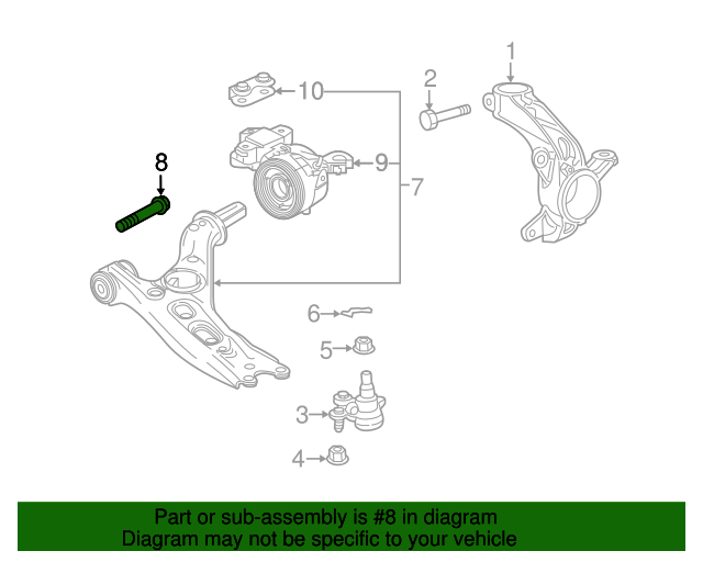 OEM 2007-2021 Honda Bolt, Flange (14X94) 90118-SHJ-A01 | Honda ...