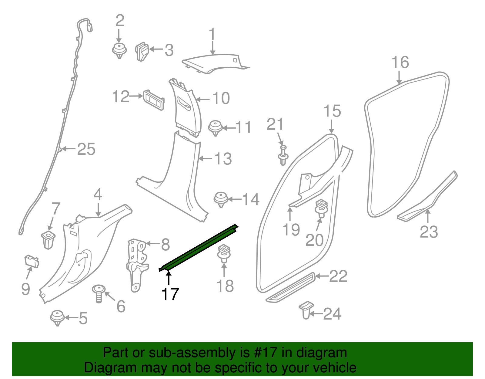 51-47-7-312-307 - 2014-2019 BMW - Front Sill Plate | Buy BMW Parts Now