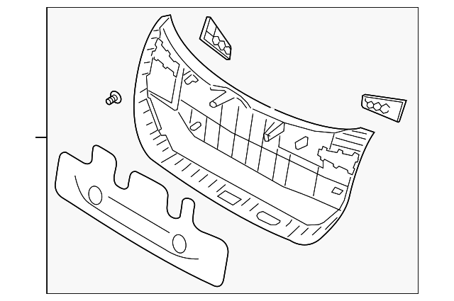 2018-2021 Hyundai Lower Trim Panel 81750-J9000-TRY | OEM Parts Online