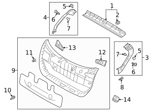 2018-2021 Hyundai Lower Trim Panel 81750-J9000-TRY | OEM Parts Online