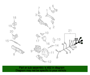 2004-2010 Volkswagen Touareg Boot 7L0-971-905-B | VW Direct Parts