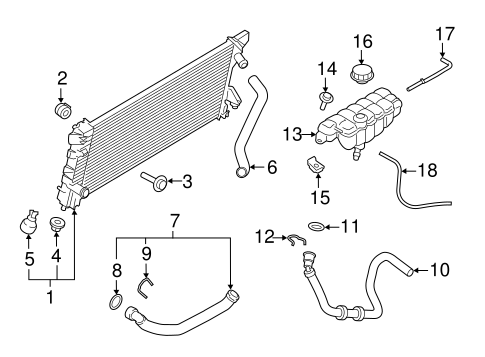 Radiator & Components for 2019 Ford F-150 | TascaParts.com