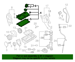 2005-2006 Volkswagen Jetta Valve Cover 03G-103-469-G | OEM VW Parts Haus