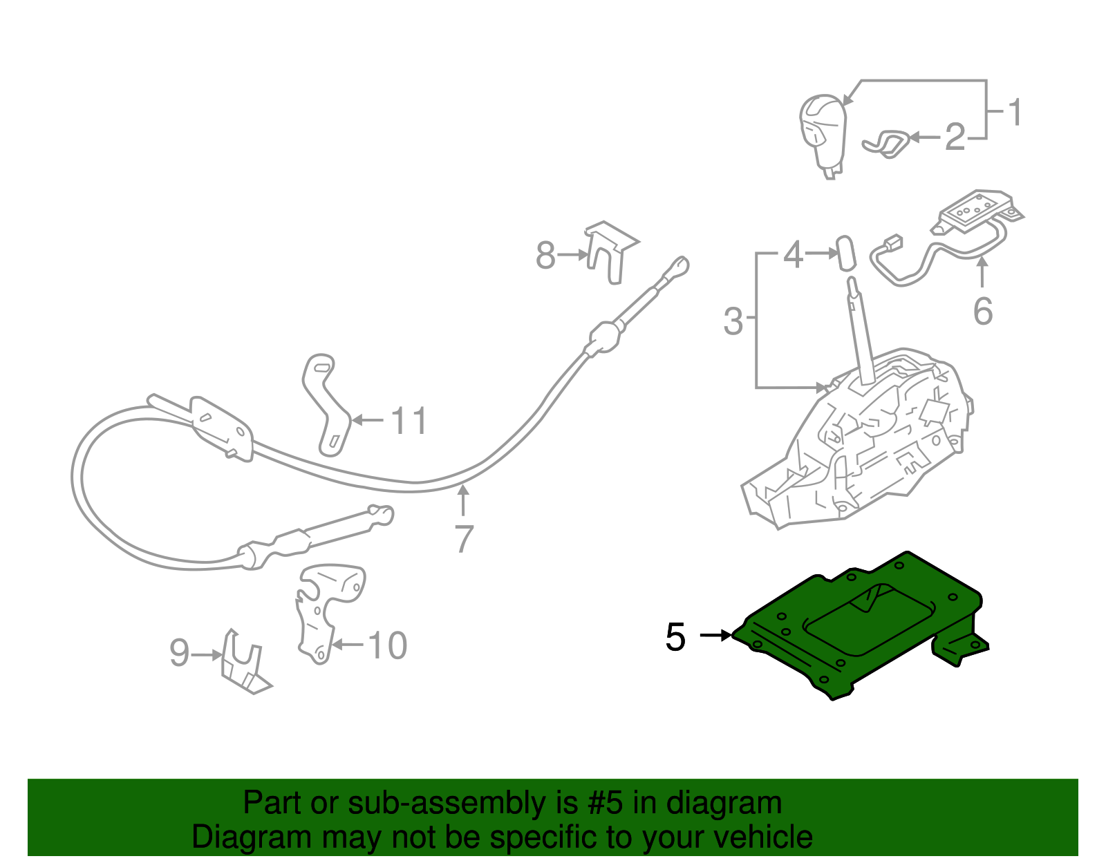 2017 Nissan Armada Mount Bracket 34103-1LA0A | Nissan RVA
