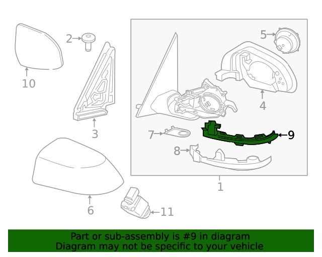 2018-2024 BMW Signal Lamp 63-13-7-441-439 | BMWPartsDirect.com