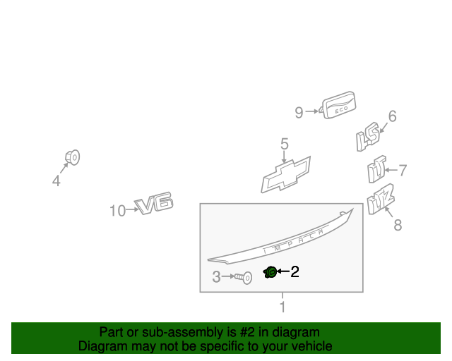 11610522 - Multi-Purpose Clip 2006-2020 GM | GMPartsNow