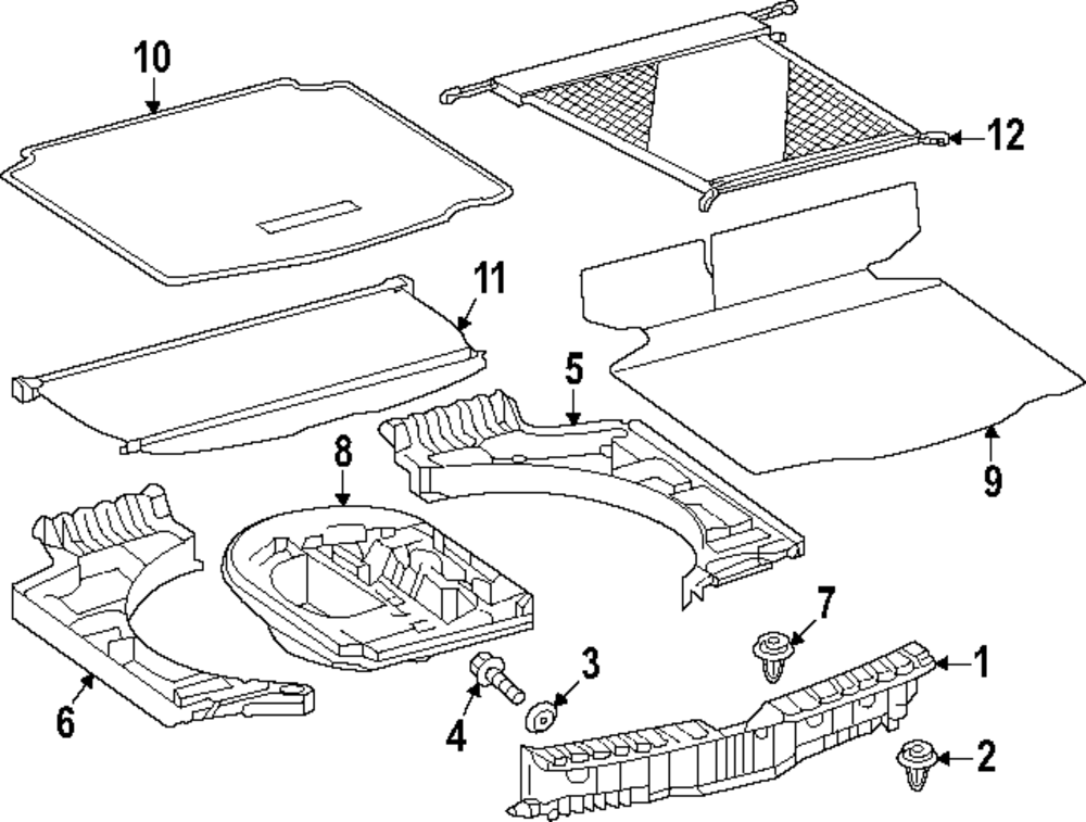 2022-2024 Toyota Corolla Cross 2022-2024 Toyota Corolla Cross - Trunk ...