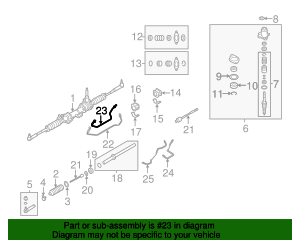 34114FE002 - Return Pipe - 2004-2007 Subaru Impreza | Subaru Parts Guys