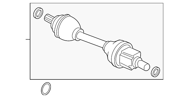 Genuine Axle Assembly for 2018-2022 Volvo S90 | Part# 36010578 | Over ...