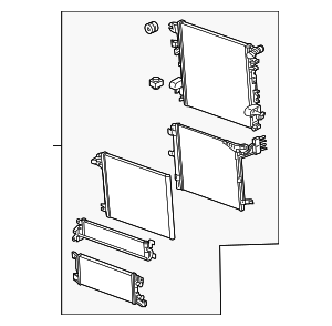 2021-2023 Jeep Wrangler Radiator Assembly 68481138ab | TascaParts.com