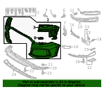 2020-2023 Audi Q7 Bumper Cover 4M0-807-065-T-GRU | Audi USA Parts