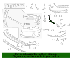 2017-2023 Audi Q7 Stone Deflector 4M0-853-888-C | OEM Parts Online