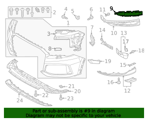 4M0-807-749-C - Cap 2020-2024 Audi Q7 | Audi OEM Parts