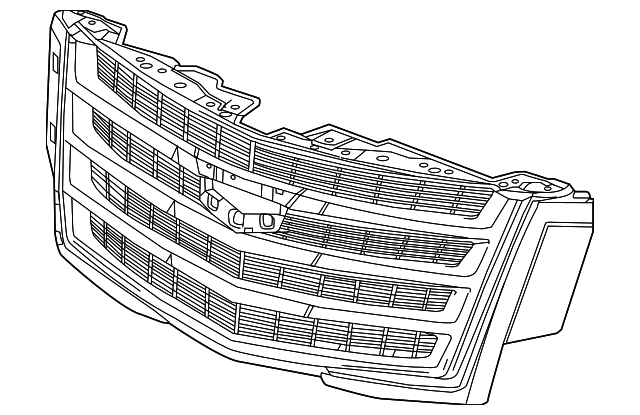 23399558 - Front Upper Grille 2015-2020 Cadillac | GMPartsNow