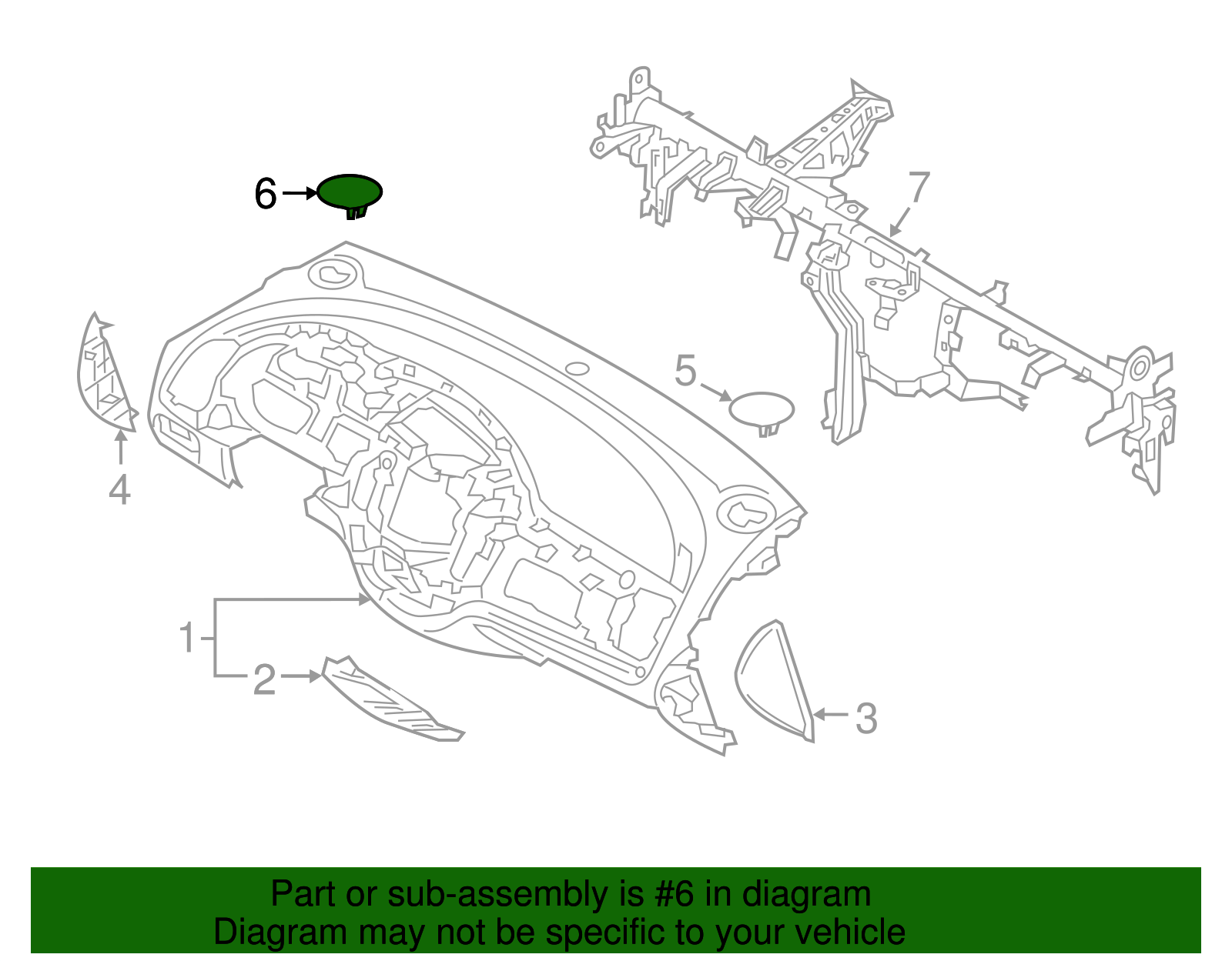 2017-2018 Kia Forte Speaker Grille - Driver's Side (LH) 84725-A7000BGG ...