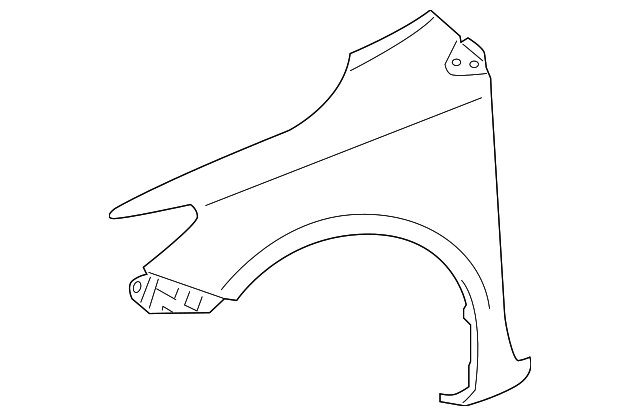 2009-2013 Toyota Corolla Fender 53802-02110 | Toyota Parts Center