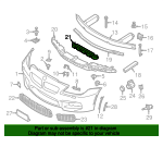 51118057219 - 2012-2019 BMW Absorber (51-11-8-057-219) | BMW of South ...