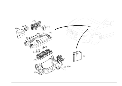 Control Units, Fuse Boxes and Relays in Engine Compartment for 2014 ...