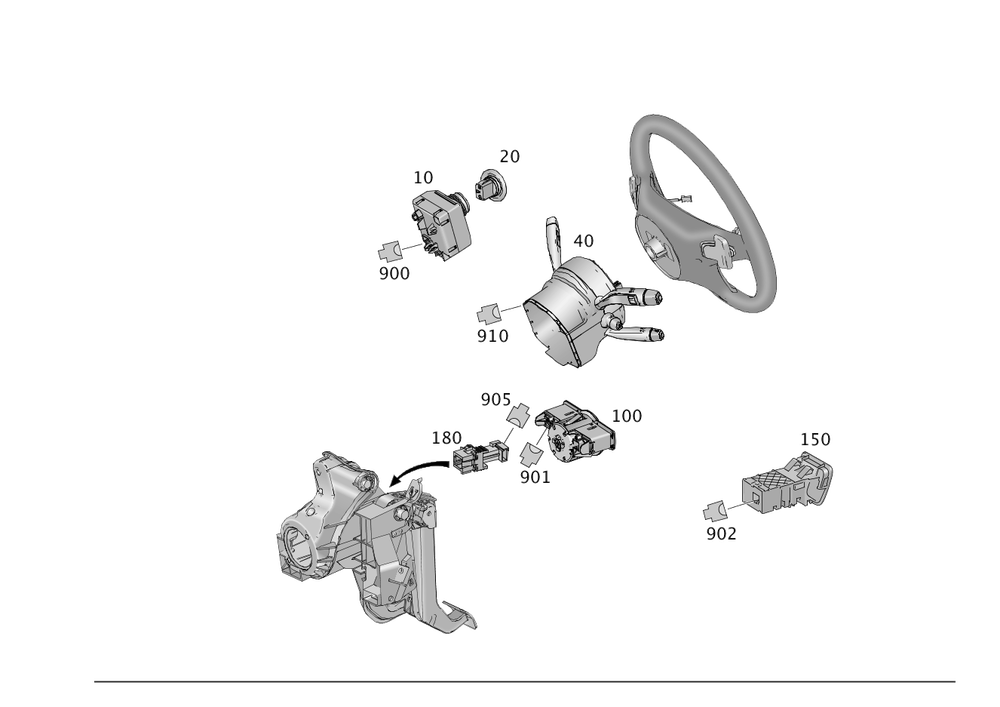 Lock 000-823-02-45-64 | Mercedes-Benz Parts