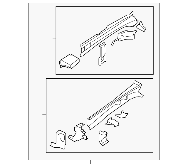 2010-2014 Subaru Impreza Rail Assembly 51620FG0719P | Subaru Parts Store