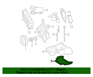 2005-2012 Mercedes-Benz Engine Oil Pan 272-010-01-28 | AutoNationParts.com
