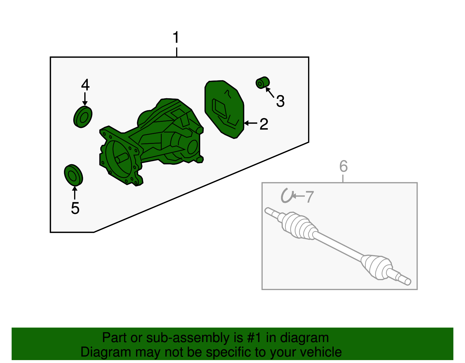 9E51-4000-AC - 2008-2013 Ford - Drive Axle Assembly | My Ford Parts