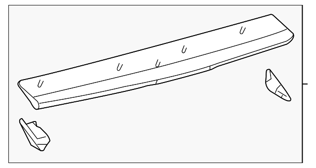 2011-2015 Toyota Spoiler (Rear) 76085-47910 | Toyota Parts Center