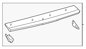 2011-2015 Toyota Spoiler (Rear) 76085-47910 | Toyota Parts Center