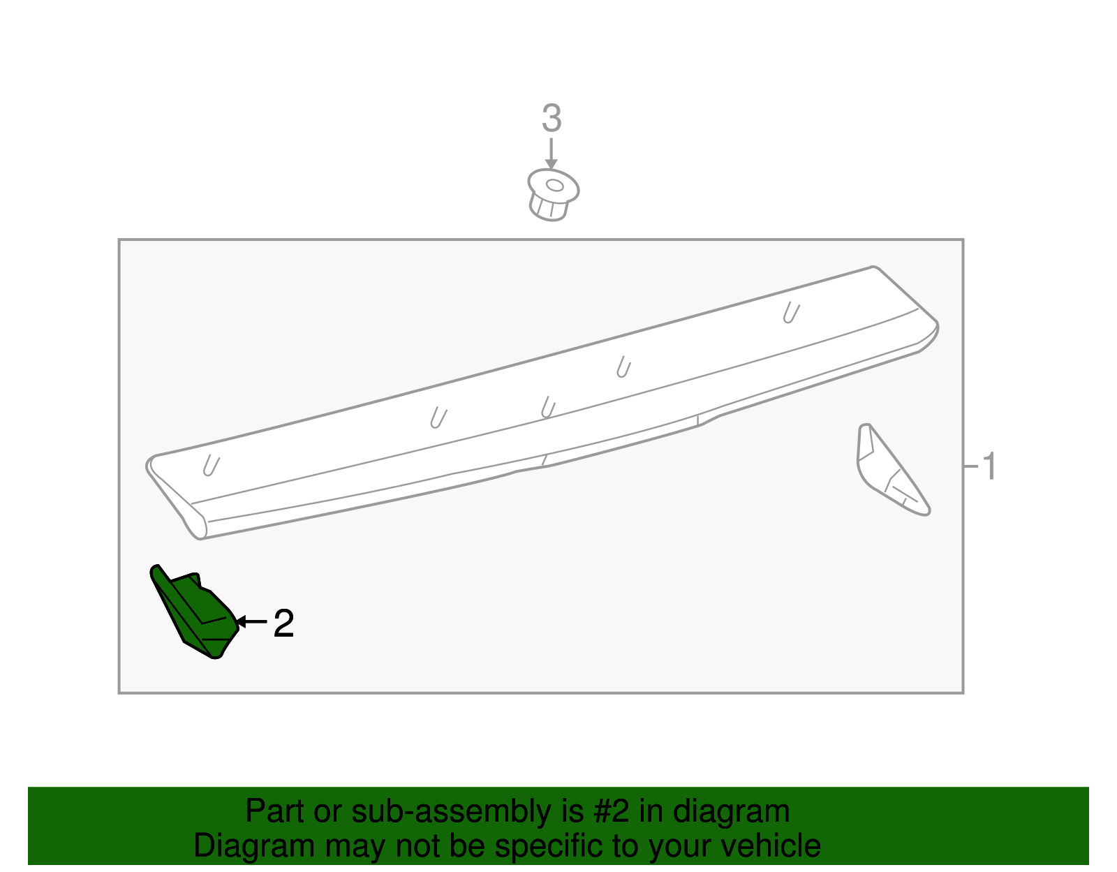 2010-2015 Toyota Spoiler Assembly Side Cover 76898-47020 | Toyota Parts ...