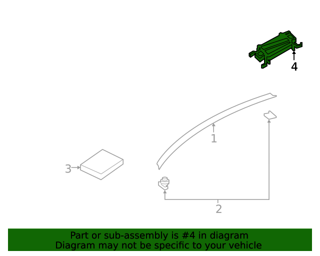 51137476285 - 2020-2024 BMW Roof Molding Clip (51-13-7-476-285) | BMW ...