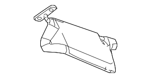 2006-2010 GM Light Opel Gray Driver Side Sunshade 15213196 GM ...