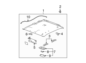 GM Part Number 15213196 | 2006-2010 GM Light Opel Gray Driver Side ...