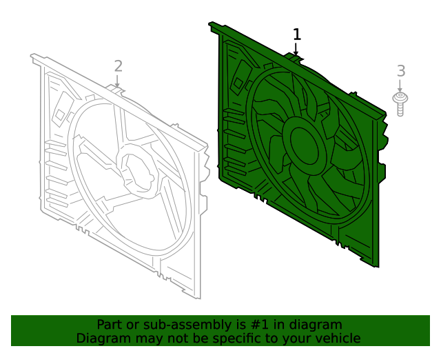 Genuine BMW 17-42-8-666-816 | Fan Assembly | FREE Shipping on Most ...