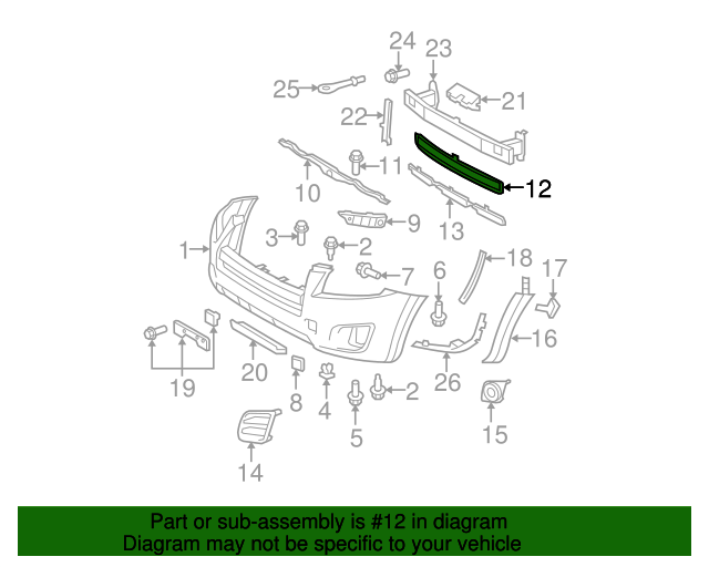 53112-0R010 - Grille 2009-2012 Toyota RAV4 | Longo Toyota Parts