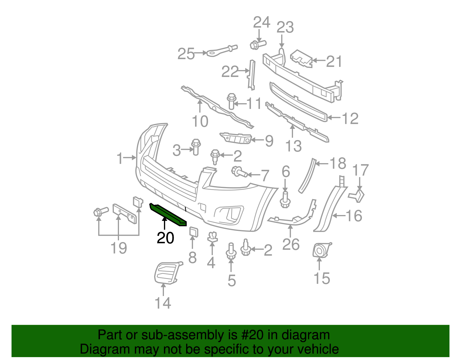 Genuine Toyota Bar part# 52111-0R030 for 2006-2012 Toyota RAV4 ...