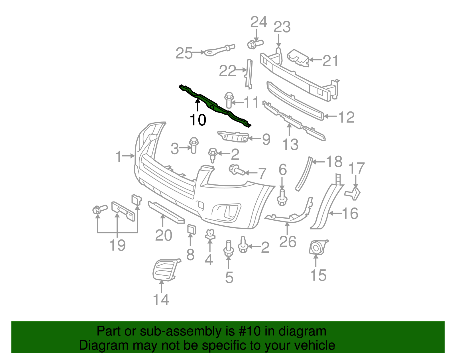 2006-2012 Toyota RAV4 Upper Reinforced 52029-0R010 | Toyota San Diego Parts