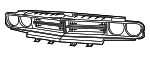 2008-2014 Dodge Challenger Radiator Grille 68043388AB | TascaParts.com