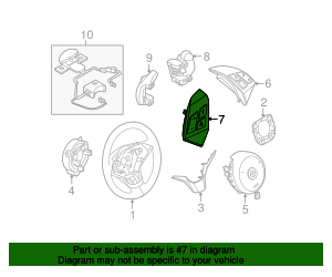 2006-2010 BMW Switch Assembly 61-31-6-968-573 | BMWPartsDirect.com