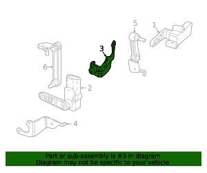 Genuine BMW 37-14-6-887-947 | Level Sensor Mount Bracket | FREE ...