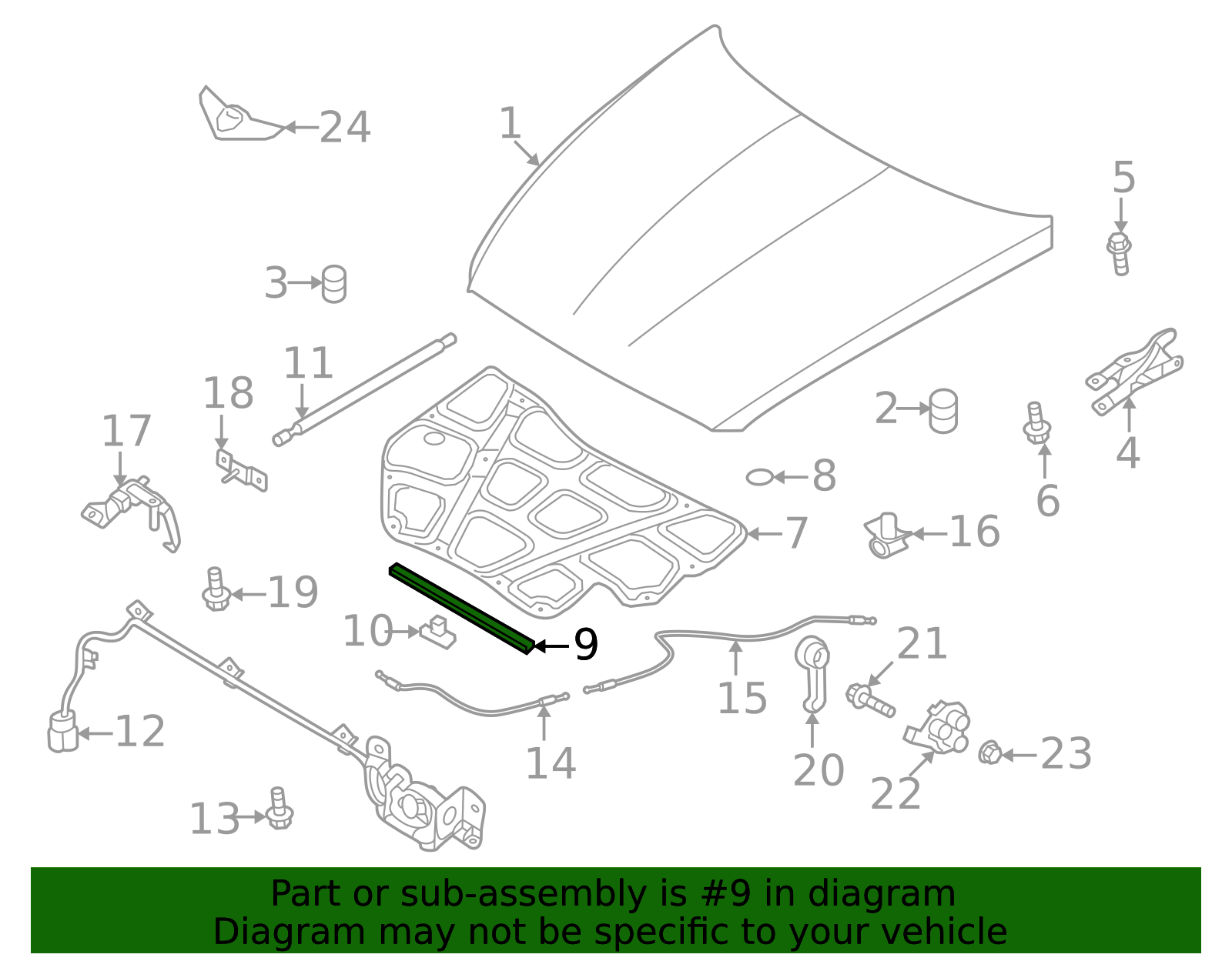 86435-T1000 - High-Quality Hood Seal for 2021-2025 Genesis | AutoNation ...