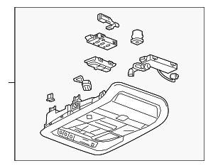 2023-2024 Cadillac XT6 F Console 85588477 GM | GMPartsDirect.com