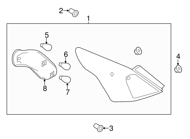 26556-3AW0A - Socket Plate 2012-2019 Nissan Versa | Nissan Parts ...