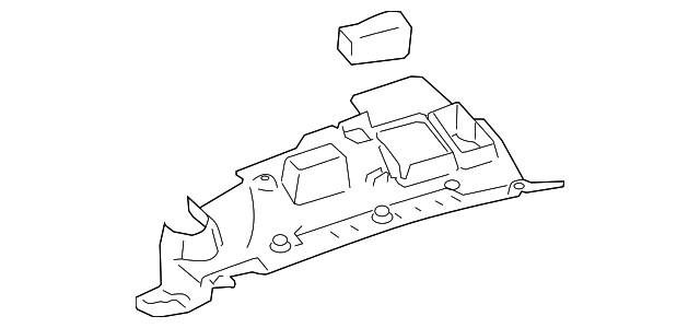 55607-53031 - Lower Cover 2006-2015 Lexus | Lexus Parts Outlet