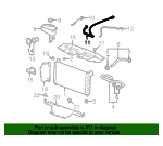 15834772 - Radiator Surge Tank Outlet Hose 2005-2014 GM | Chevrolet ...